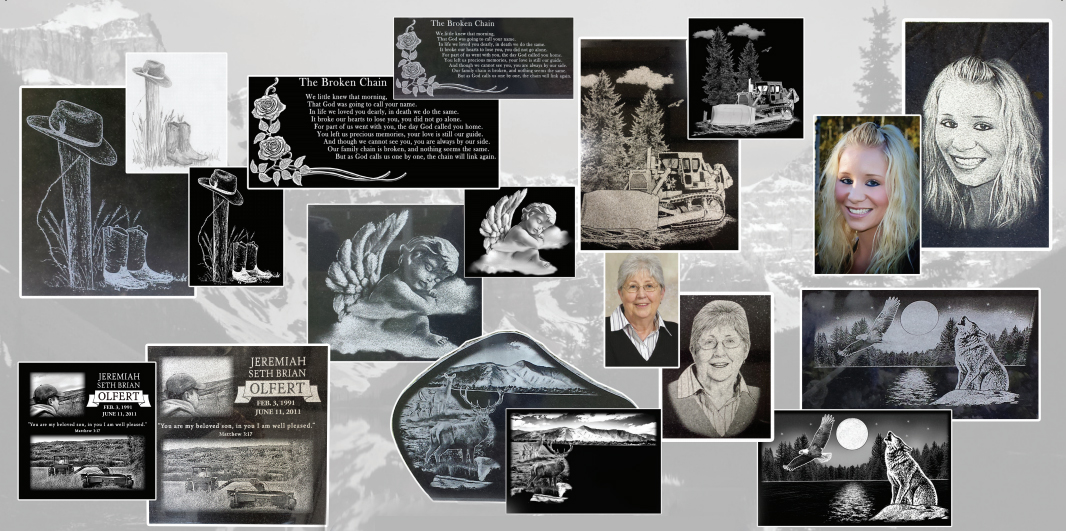 Diamond Etching | Suncrest Memorials